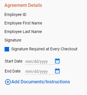 Digital Signature Agreements